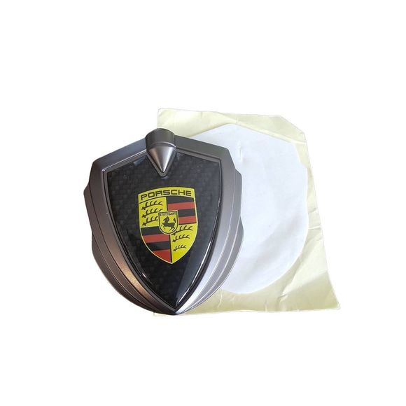 Porsche Design | Accessories | Porsche Metal Emblem Sticker 3m ...